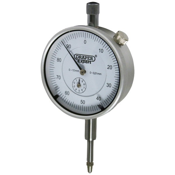 Comparador Mecánico de 0 hasta 100 mm Cuadrante Diámetro 55mm Precisión 1/100e de mm